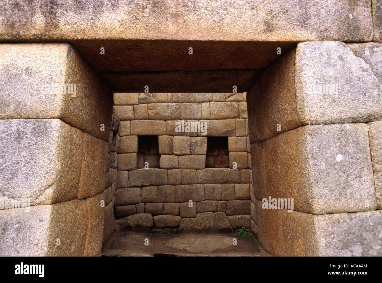 Inca stonework - Machu Picchu, Urubamba Valley, PERU Stock Photo - Alamy