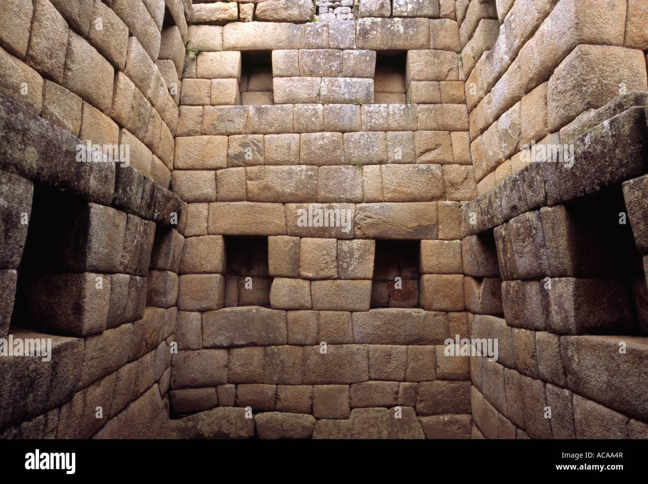 Inca stonework - Machu Picchu, Urubamba Valley, PERU Stock Photo - Alamy