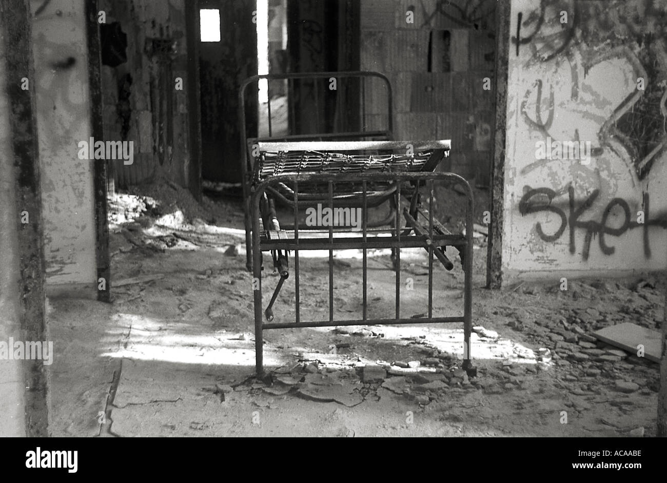 Modern Day Ruins Old Spring Bed in Seaview Hospital Staten Island New ...