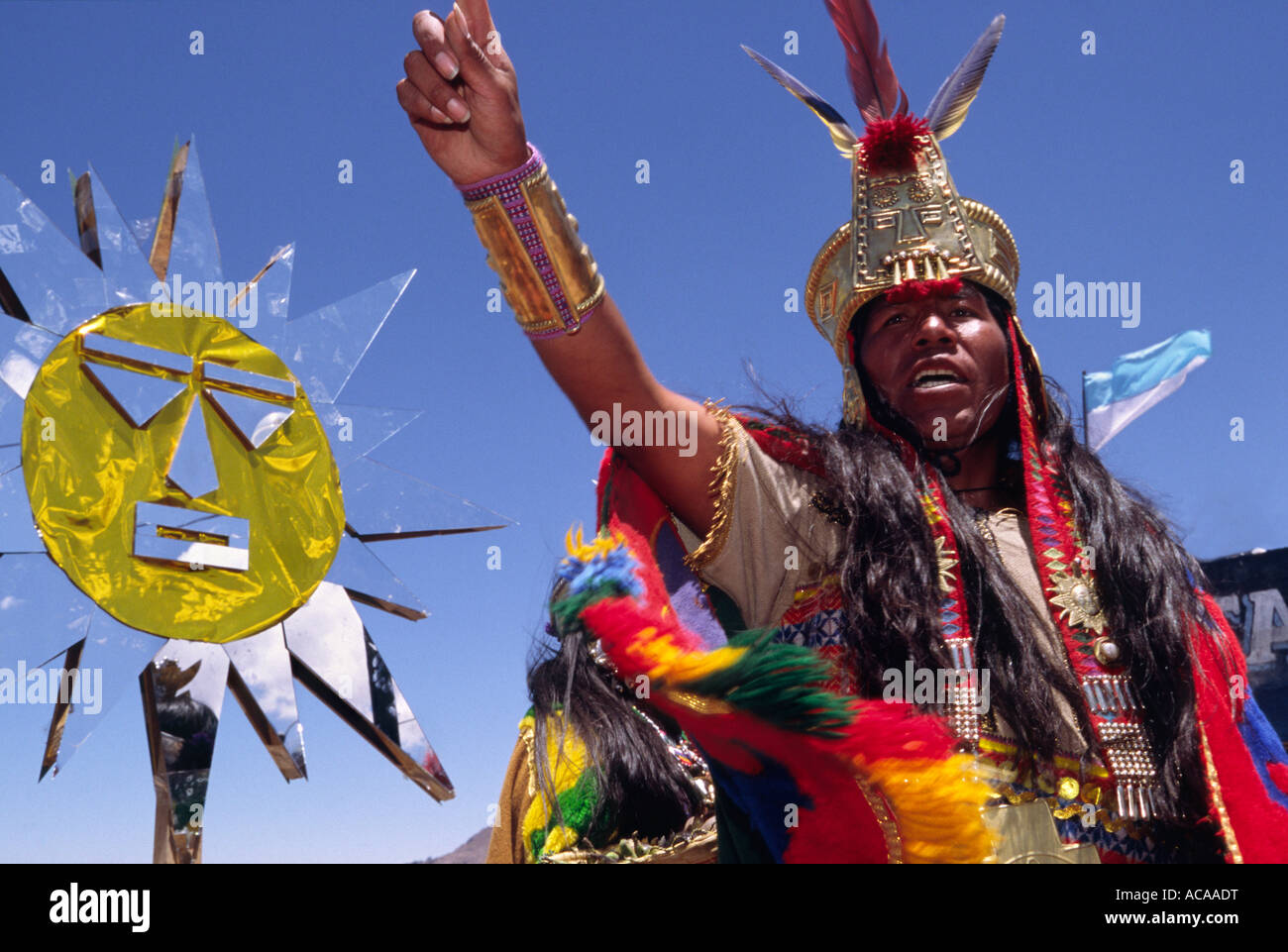 Manco Capac - Puno Week festival, Puno, PERU Stock Photo - Alamy