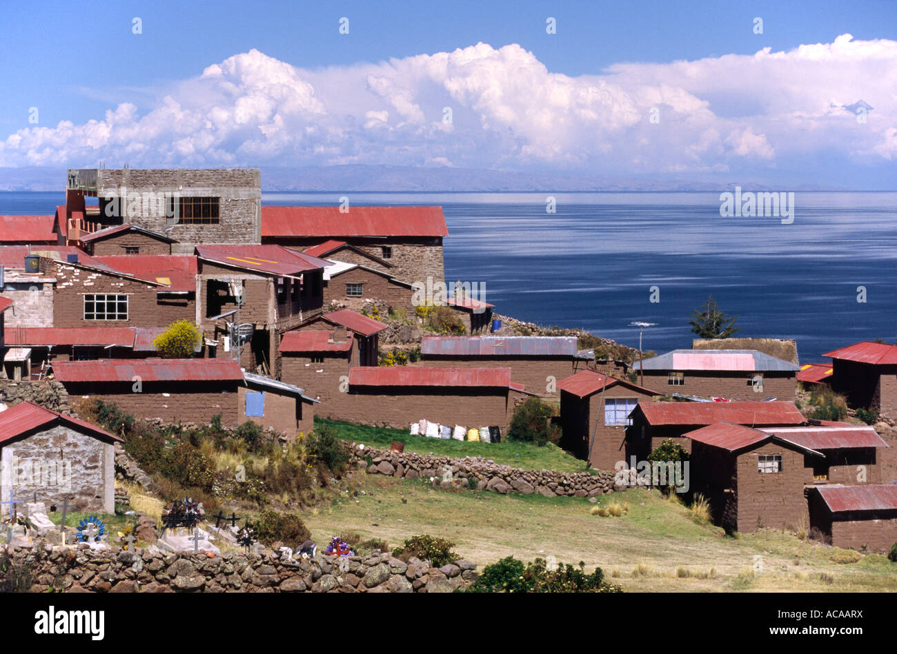 Isla Taquile - Lake Titicaca, Puno, PERU Stock Photo - Alamy