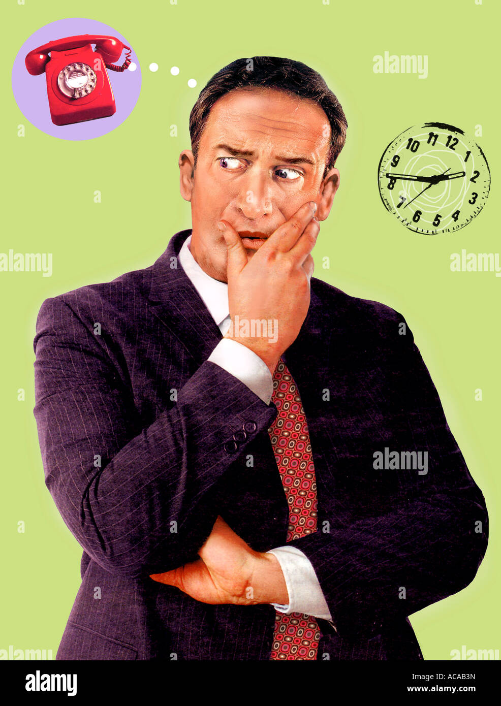 1950s clock 1950s office clock hi-res stock photography and images - Alamy