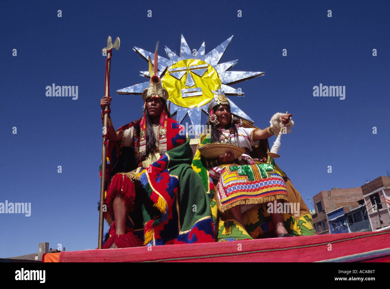 Manco Capac - Puno Week festival, Puno PERU Stock Photo - Alamy