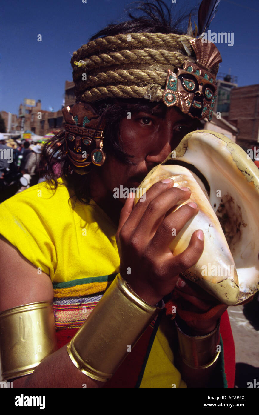 Inca warrior - Puno Week festival, Puno, PERU Stock Photo - Alamy