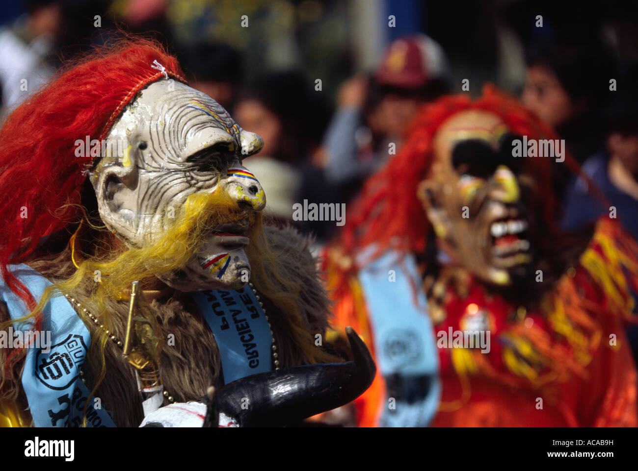 Tobas dancers - Puno Week festival, Puno, PERU Stock Photo - Alamy