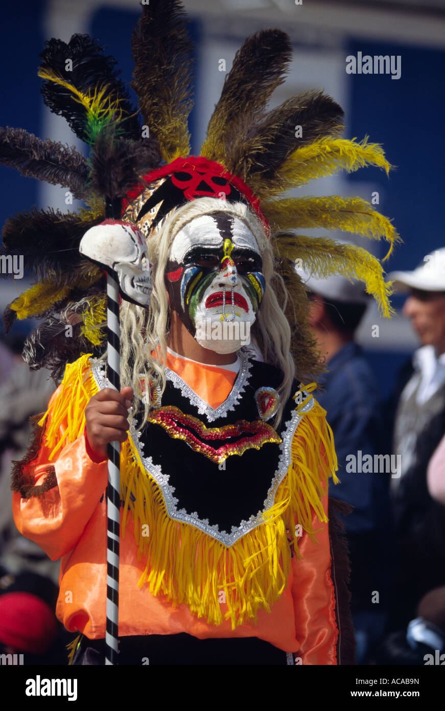 Tobas dancer - Puno Week festival, Puno, PERU Stock Photo - Alamy