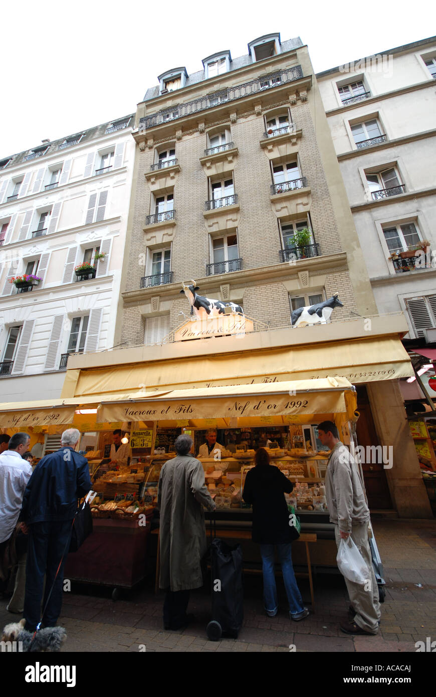 PARIS Cheese shop in Montparnasse Stock Photo - Alamy