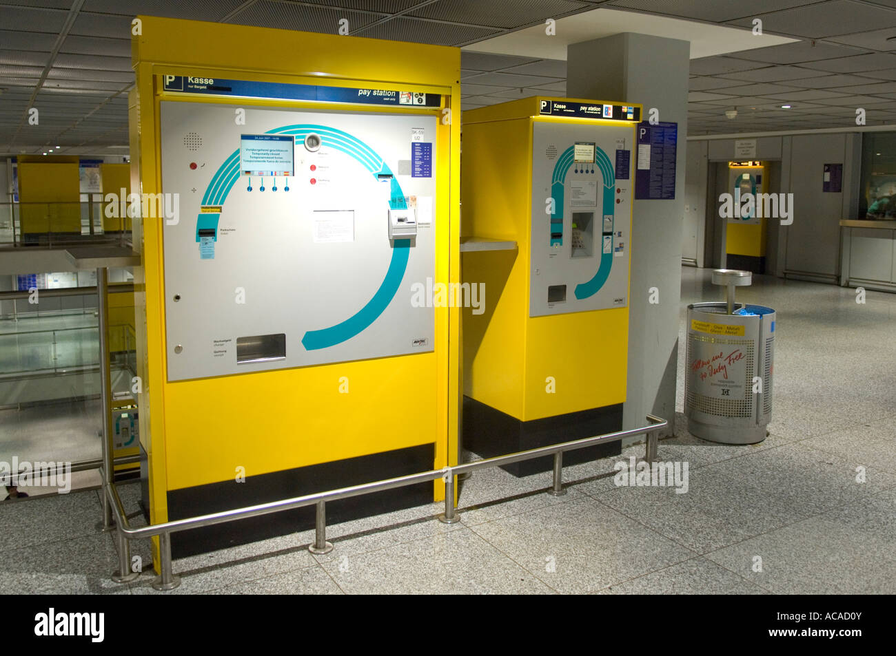 Parking vending machine, airport, Germany Stock Photo - Alamy
