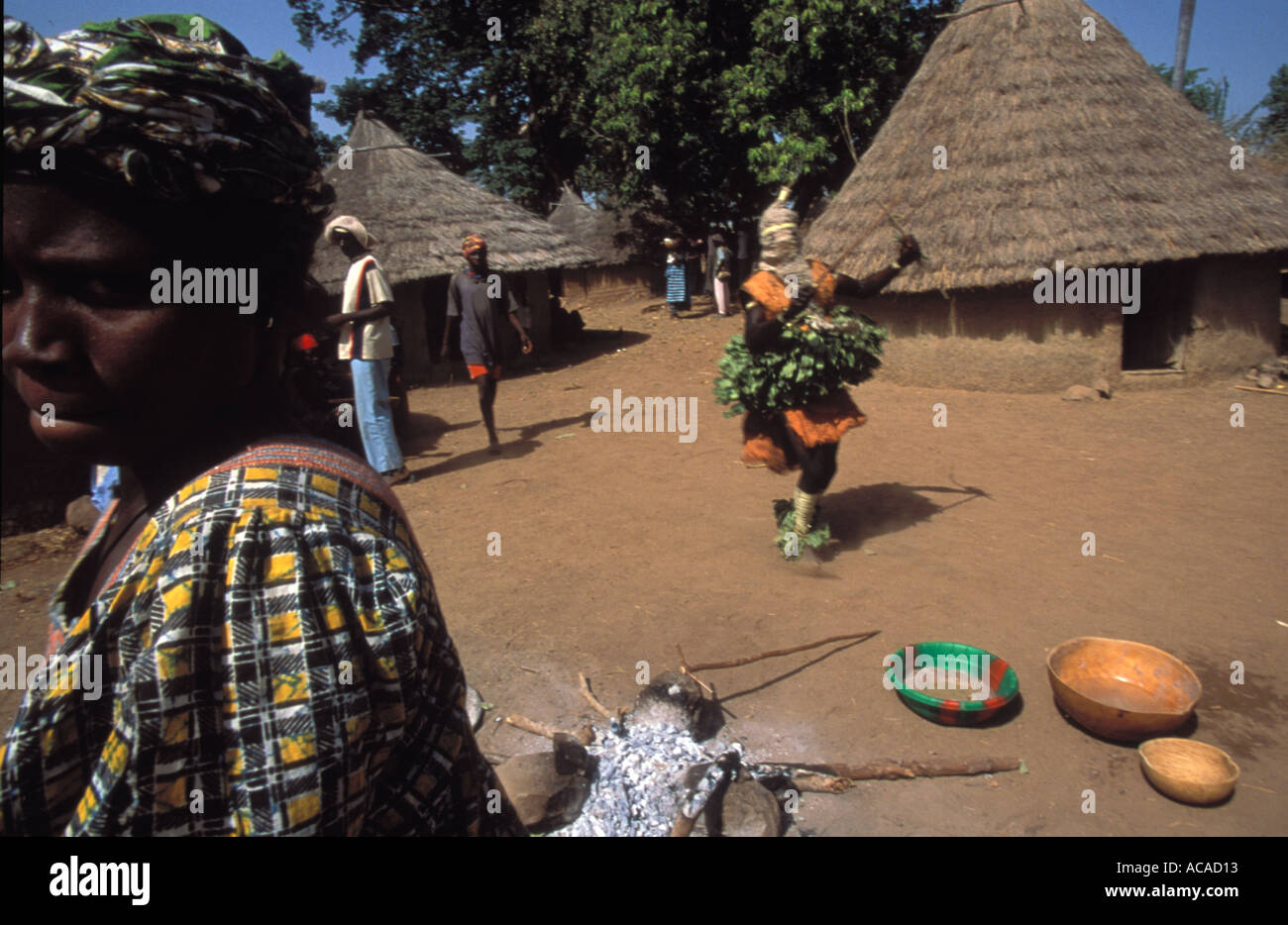 A man called Spirits of Forest from Bedik tribe in a remote Senegal ...