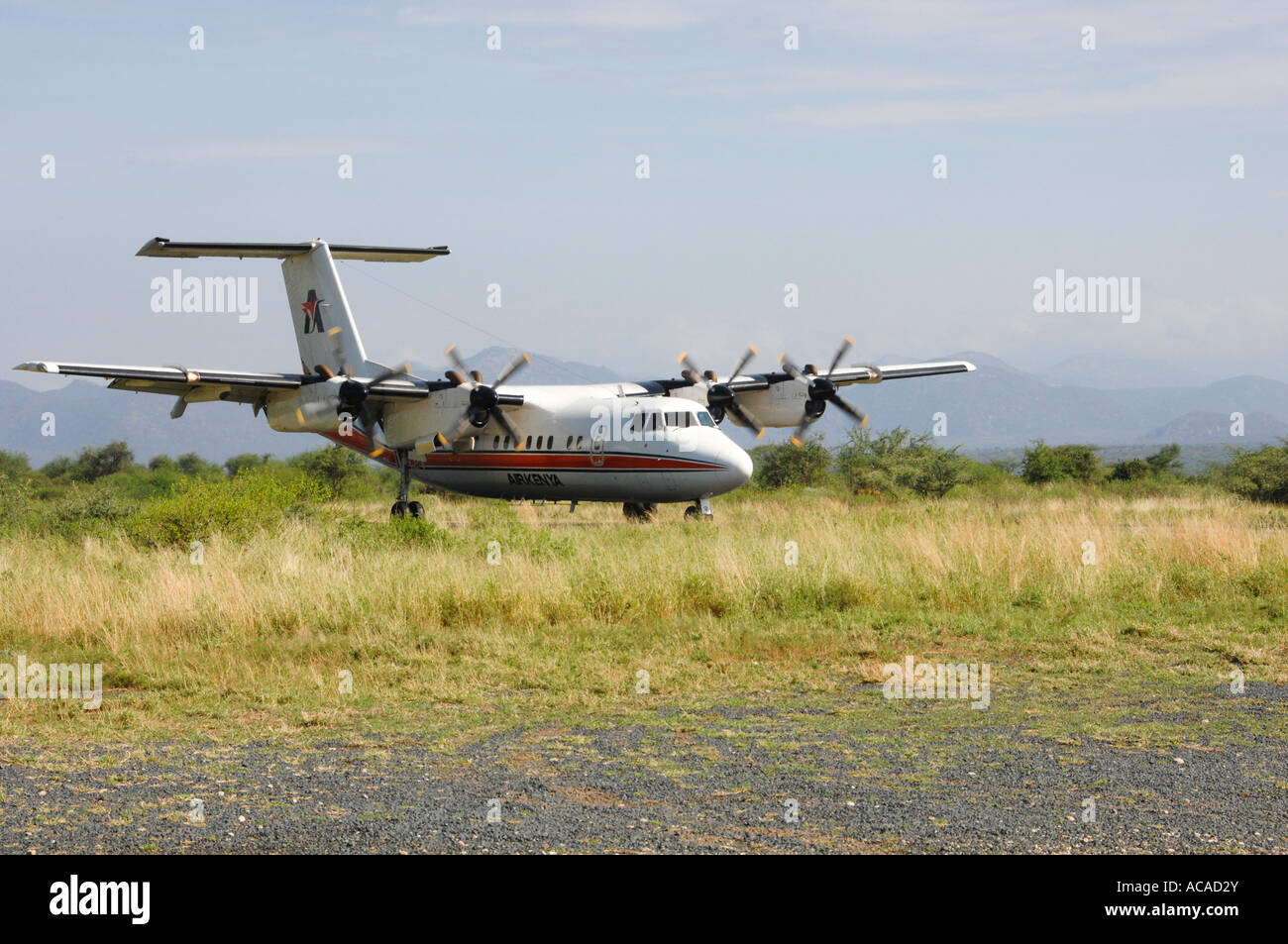 Airkenya plane De Havilland Dash 7 Stock Photo - Alamy
