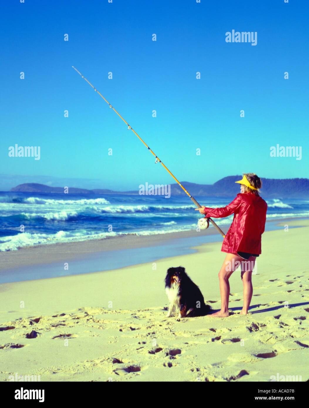 Lady fishing hi-res stock photography and images - Alamy