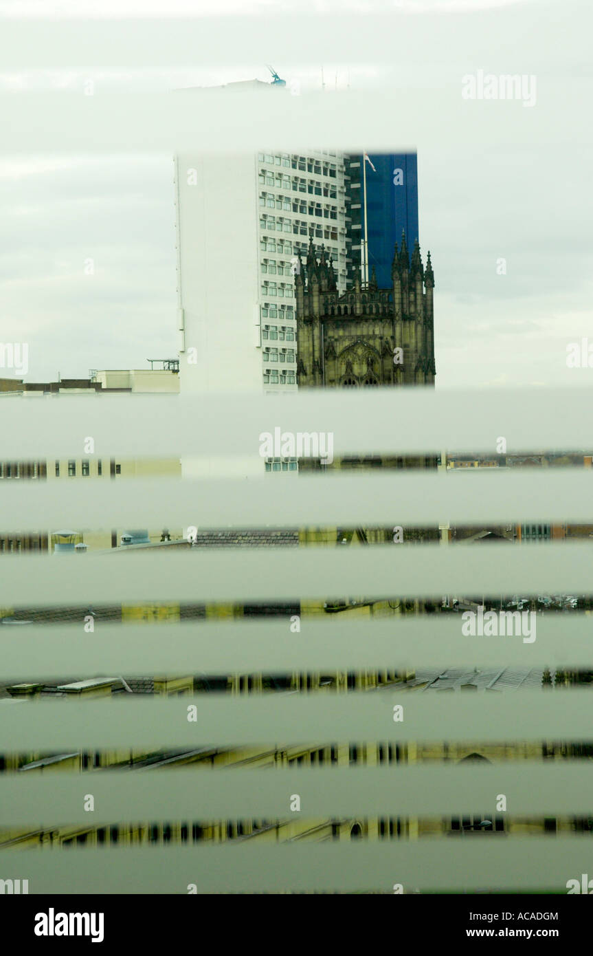 ramada hotel manchester glass window urbis Stock Photo - Alamy