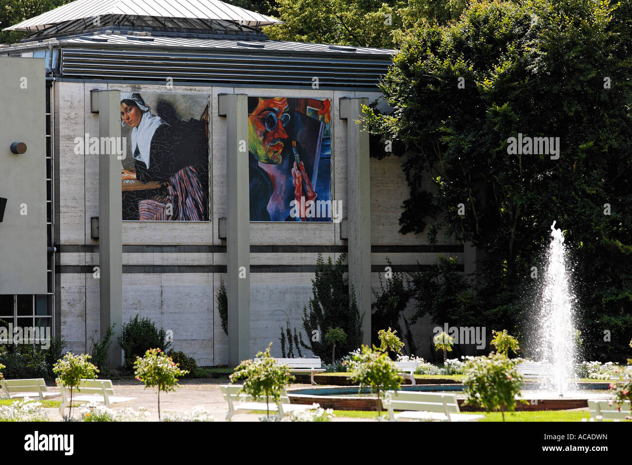 East german art gallery (Kunstforum Ostdeutsche Galerie), Regensburg ...