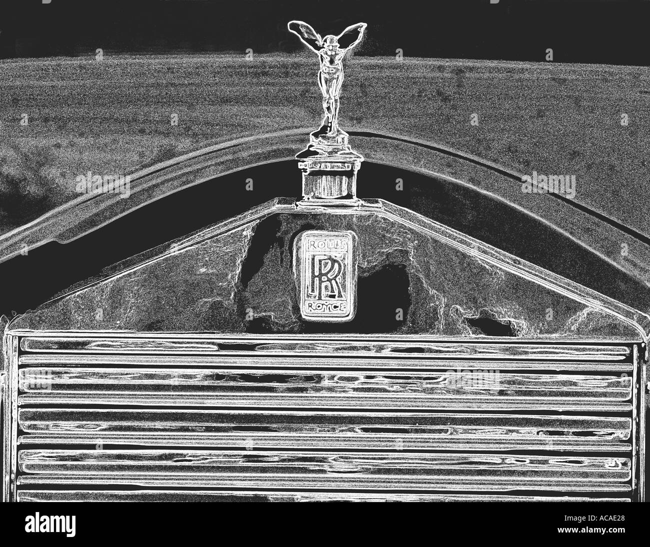 vintage rolls royce radiator Stock Photo - Alamy