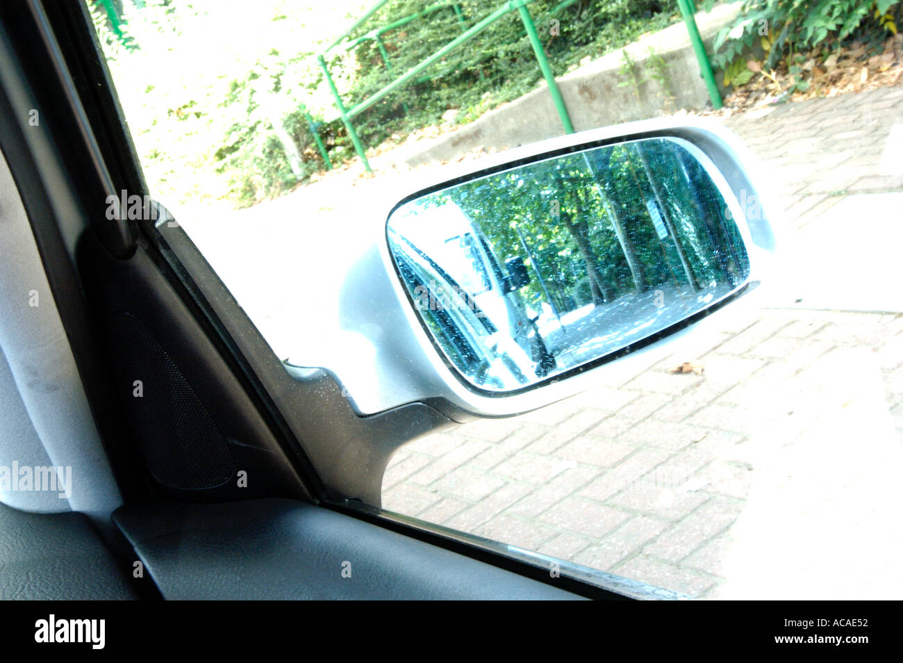 Car drivers mirror Stock Photo - Alamy