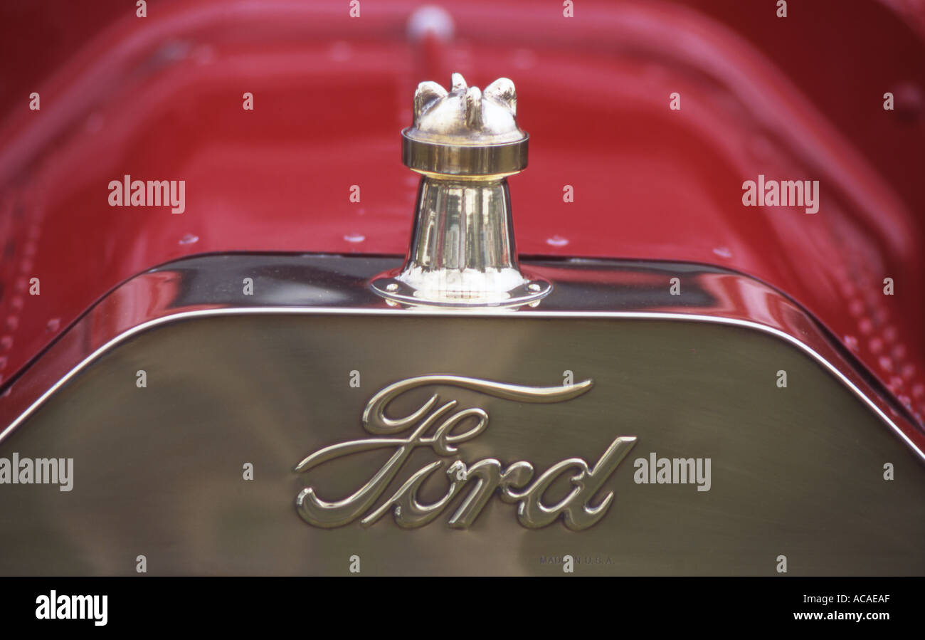 Model T Ford radiator header tank Stock Photo - Alamy