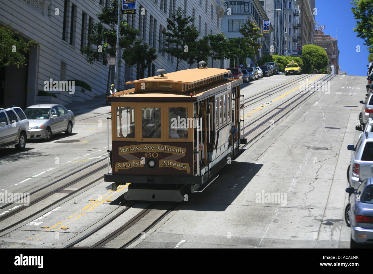 Hilly san francisco streets hi-res stock photography and images - Alamy
