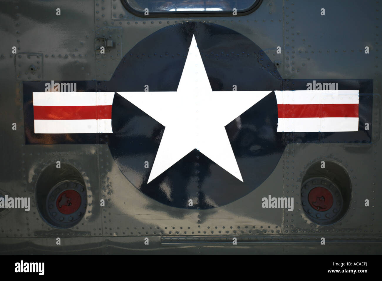 US Navy sign on an aircraft aboard the aircraft carrier USS Midway, San ...