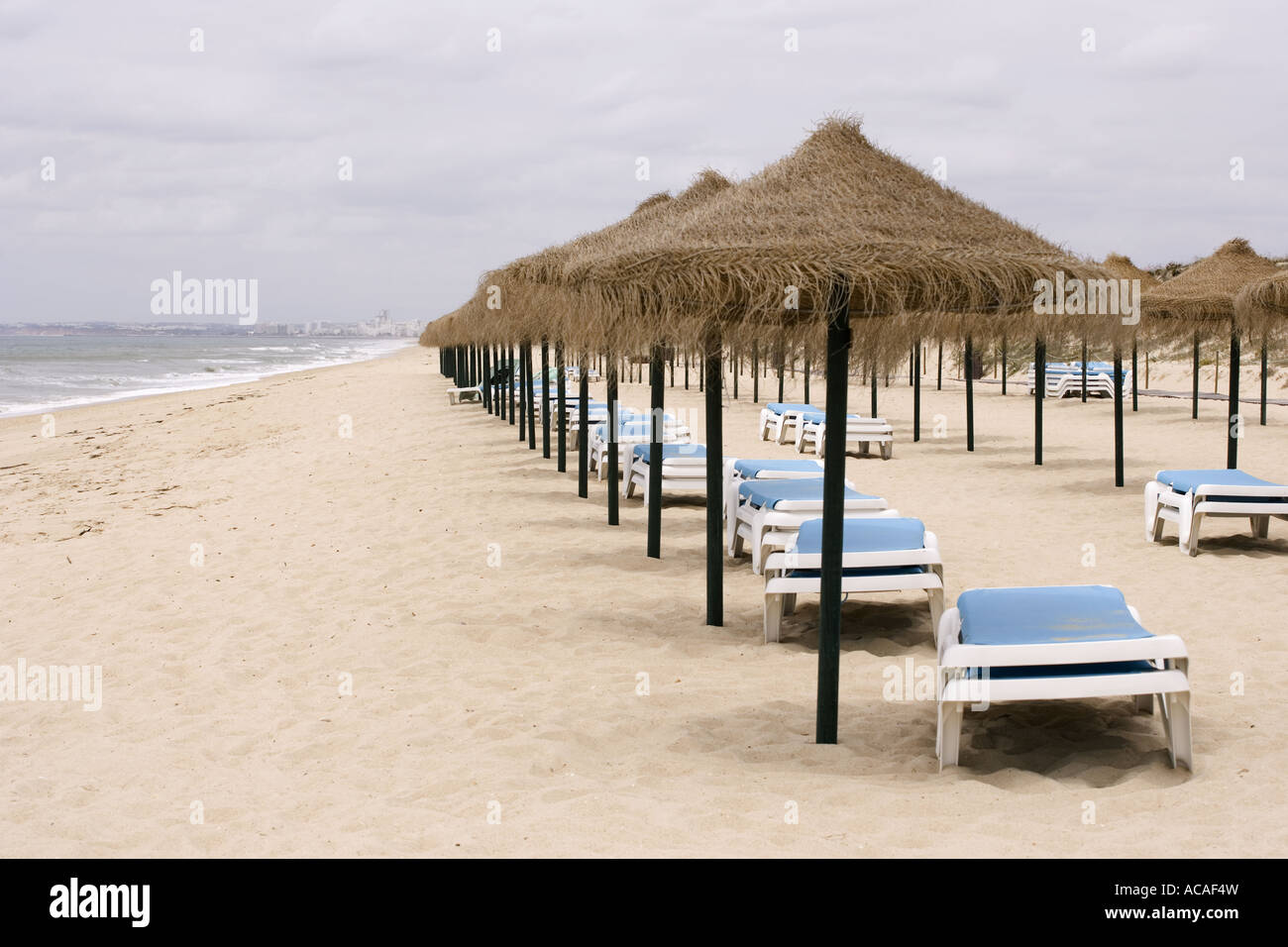Beach brollies hi-res stock photography and images - Alamy