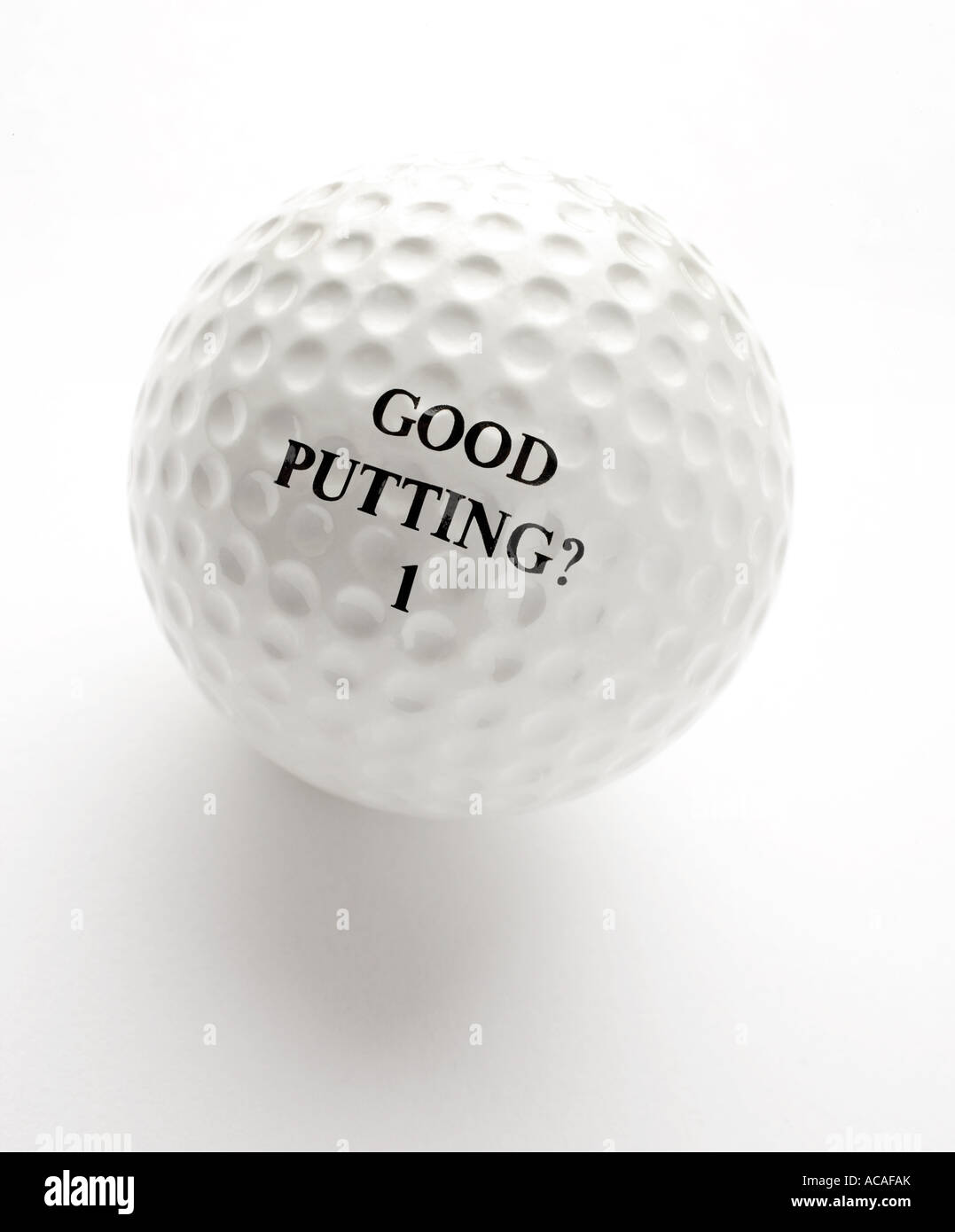 golf ball, cutout, cut out,pitch and putt Stock Photo - Alamy