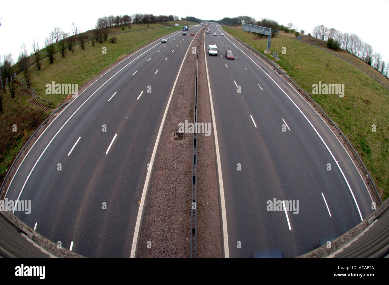 M1 motorway Leicestershire England UK Stock Photo - Alamy