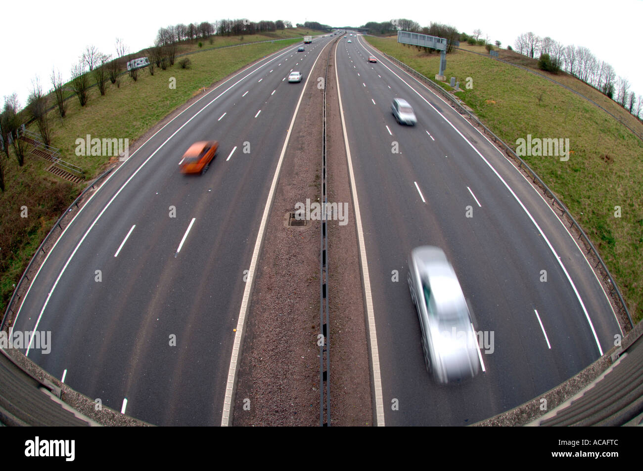 M1 motorway Leicestershire England UK Stock Photo - Alamy