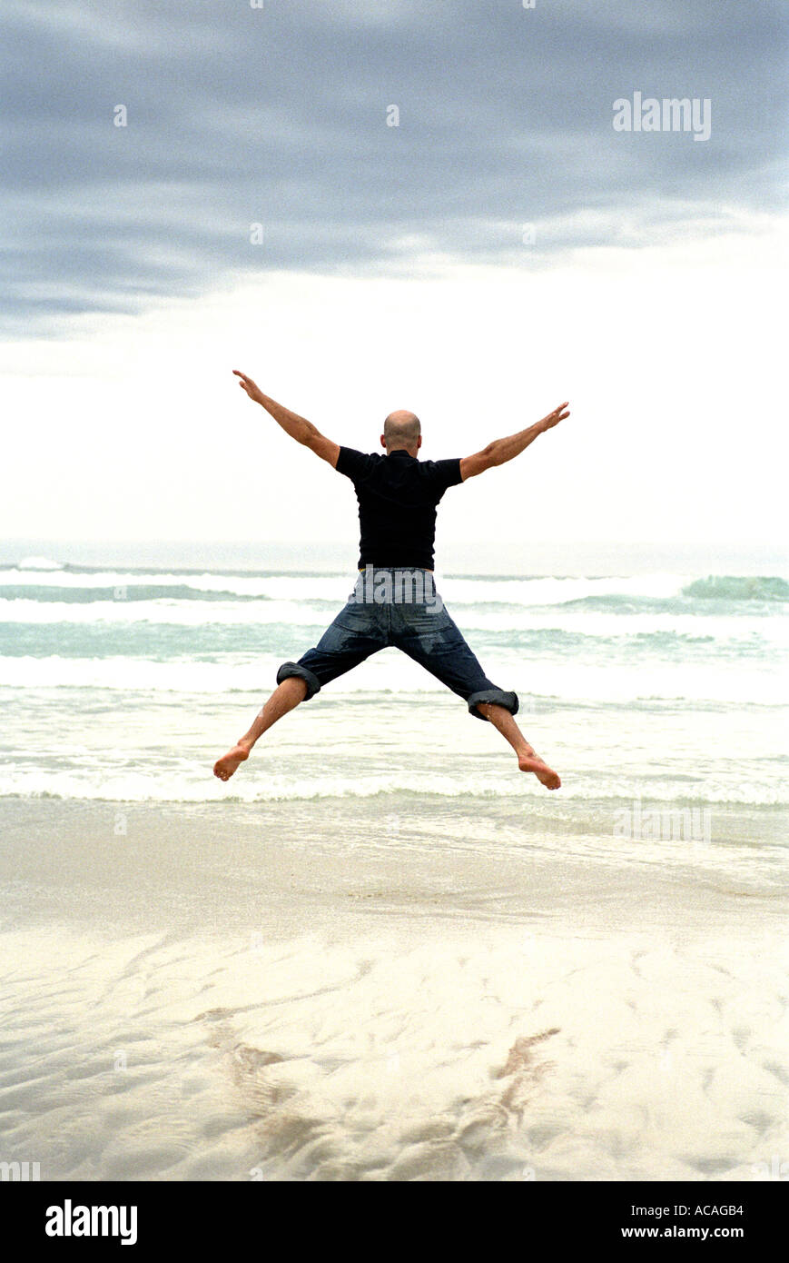 Jumping jack man hi-res stock photography and images - Alamy