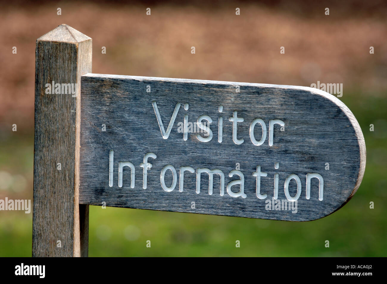 Visitor Information sign post Stock Photo - Alamy