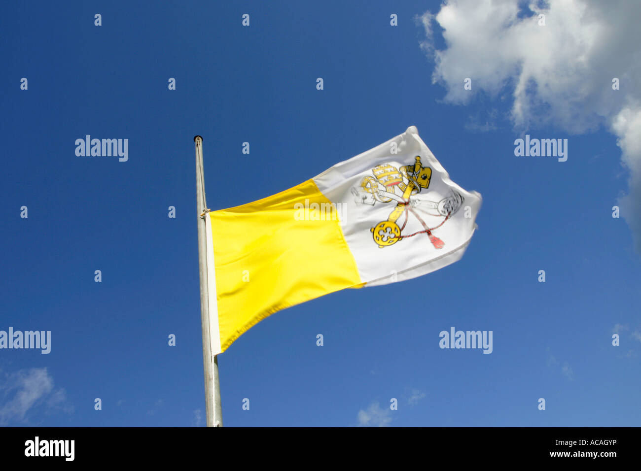 Papal Flag High Resolution Stock Photography and Images - Alamy