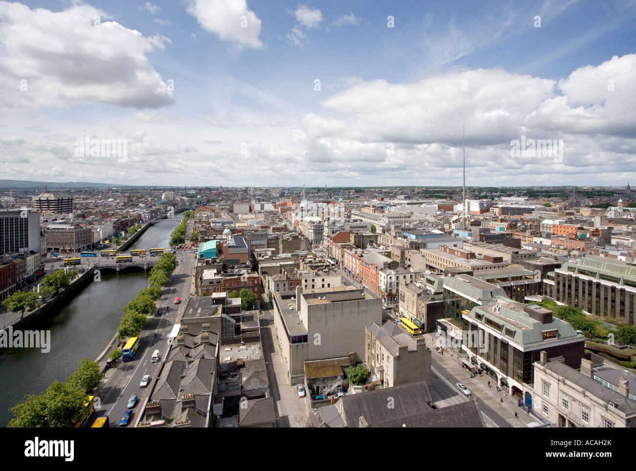 River Liffey, Dublin, Ireland. O'Connell Street, Capital, Capital City ...