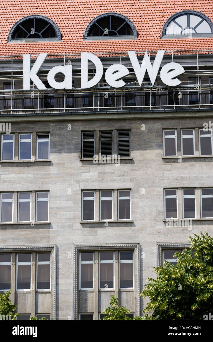 KaDeWe, Berlin, Germany Stock Photo - Alamy