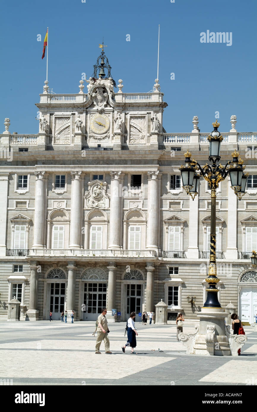 Palacio Real. The Royal Palace central Madrid Spain Europe EU Stock ...