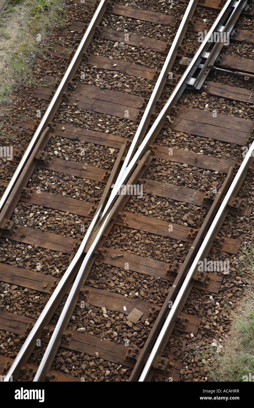 Weichenkreuzung hi-res stock photography and images - Alamy