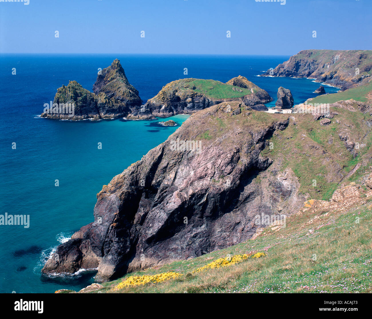 Kynance Cove, Cornwall, England, UK Stock Photo - Alamy