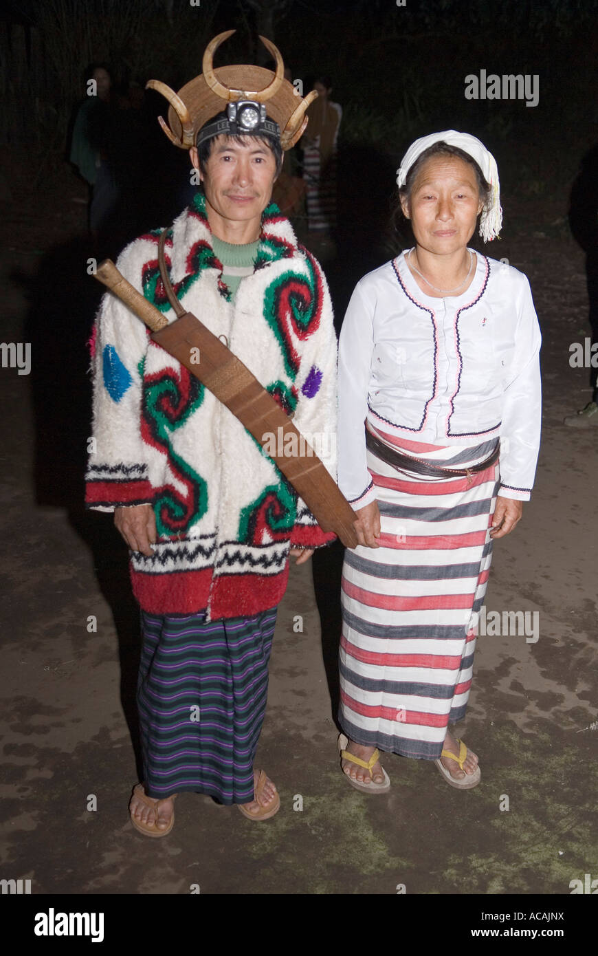 Chief of a Rawang village, Kachin State, North Myanmar Stock Photo - Alamy