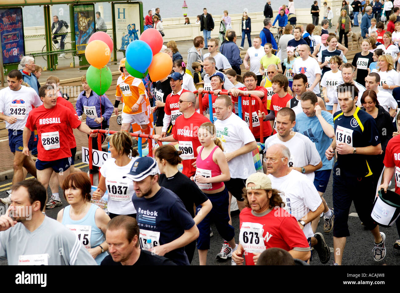 The annual Blackpool 10K fun run Stock Photo - Alamy