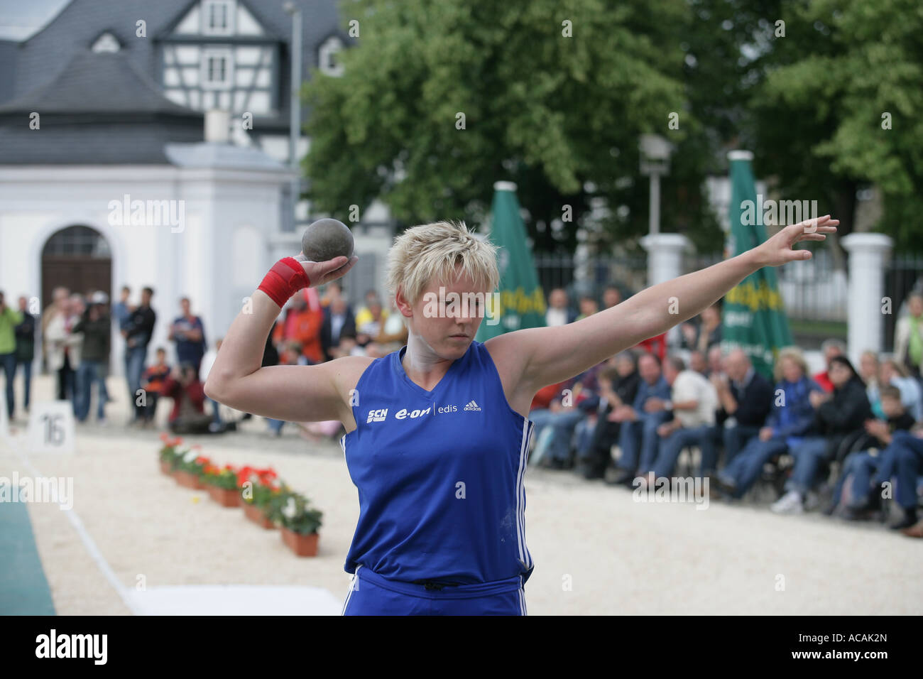 The german shotputter Petra Lammert Stock Photo - Alamy