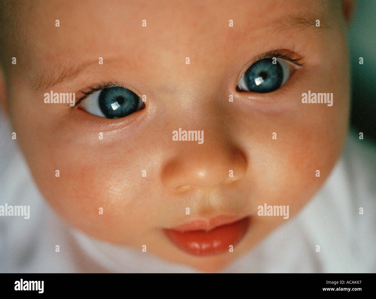 baby girl face pixie Stock Photo - Alamy