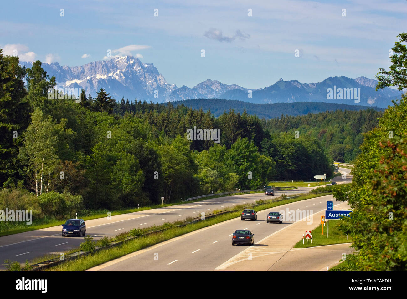 Autobahn highway germany hi-res stock photography and images - Alamy