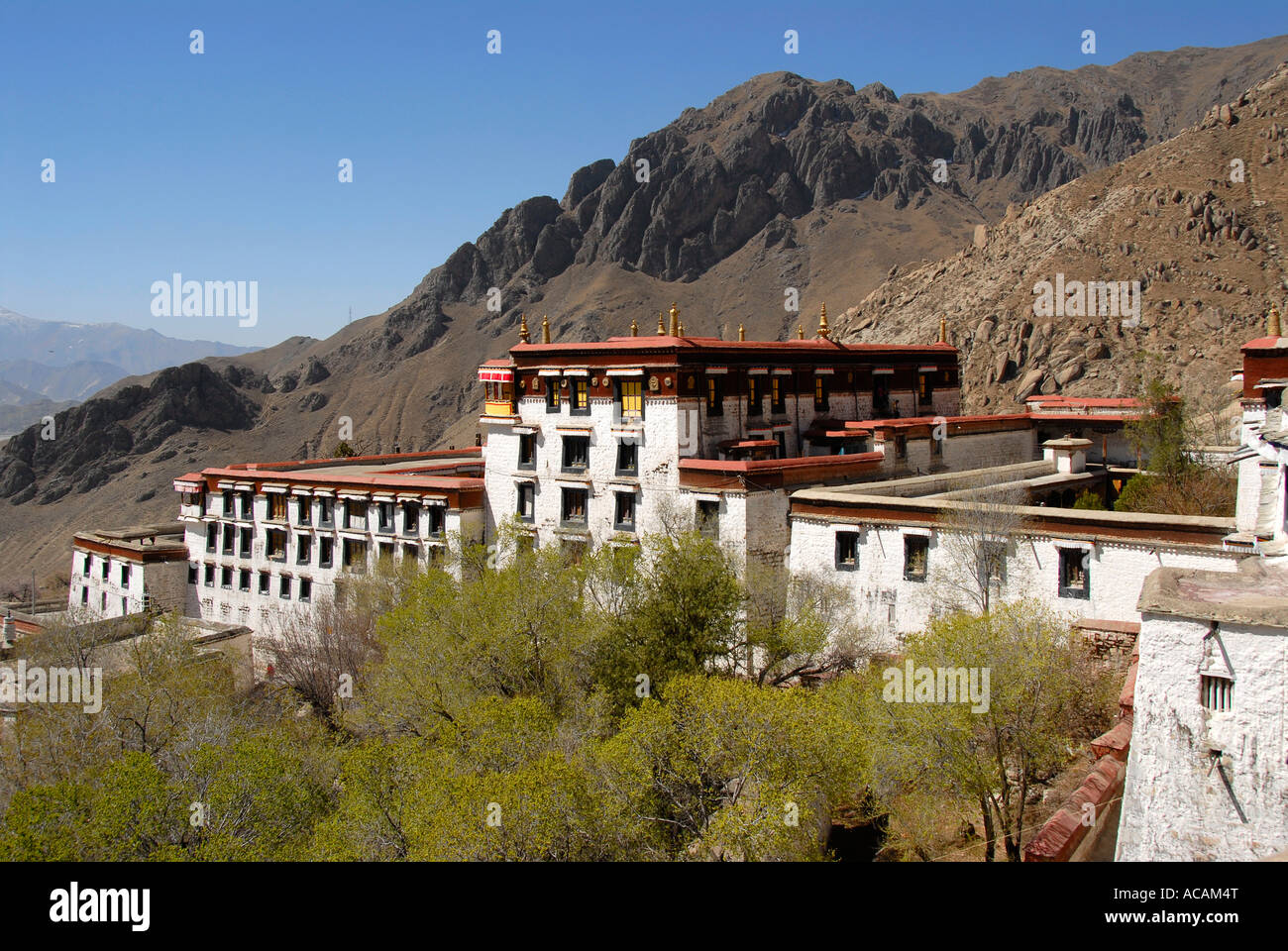 Tibetan Buddhism Drepung monastery Lhasa Tibet China Stock Photo - Alamy