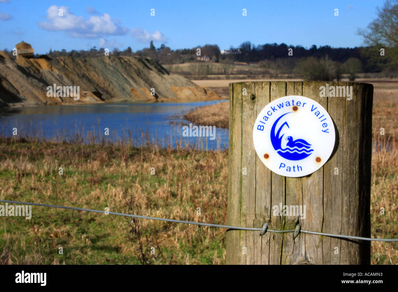 Blackwater Valley Path sign 1 Stock Photo - Alamy