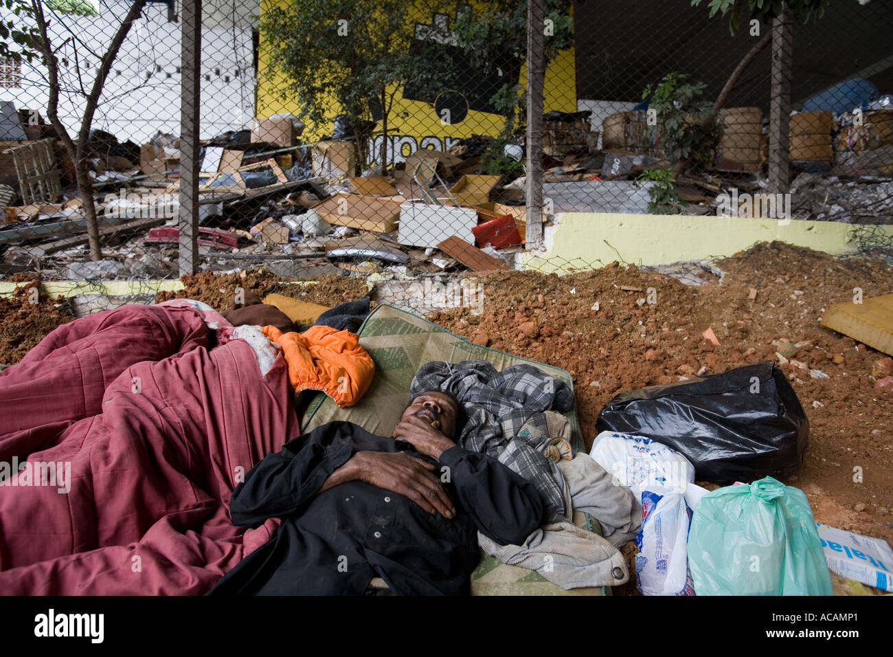 Sao Paulo Brazil Homeless Man High Resolution Stock Photography and ...