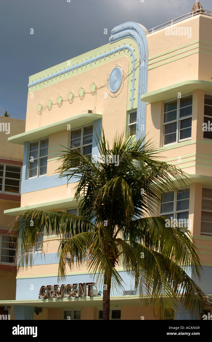 Miami Florida USA Art Deco area Stock Photo - Alamy