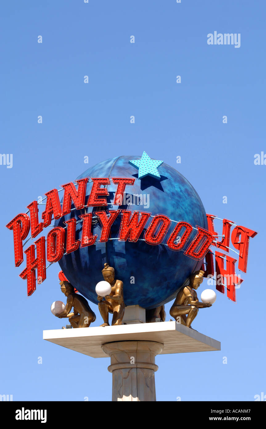 Planet hollywood sign logo hi-res stock photography and images - Alamy
