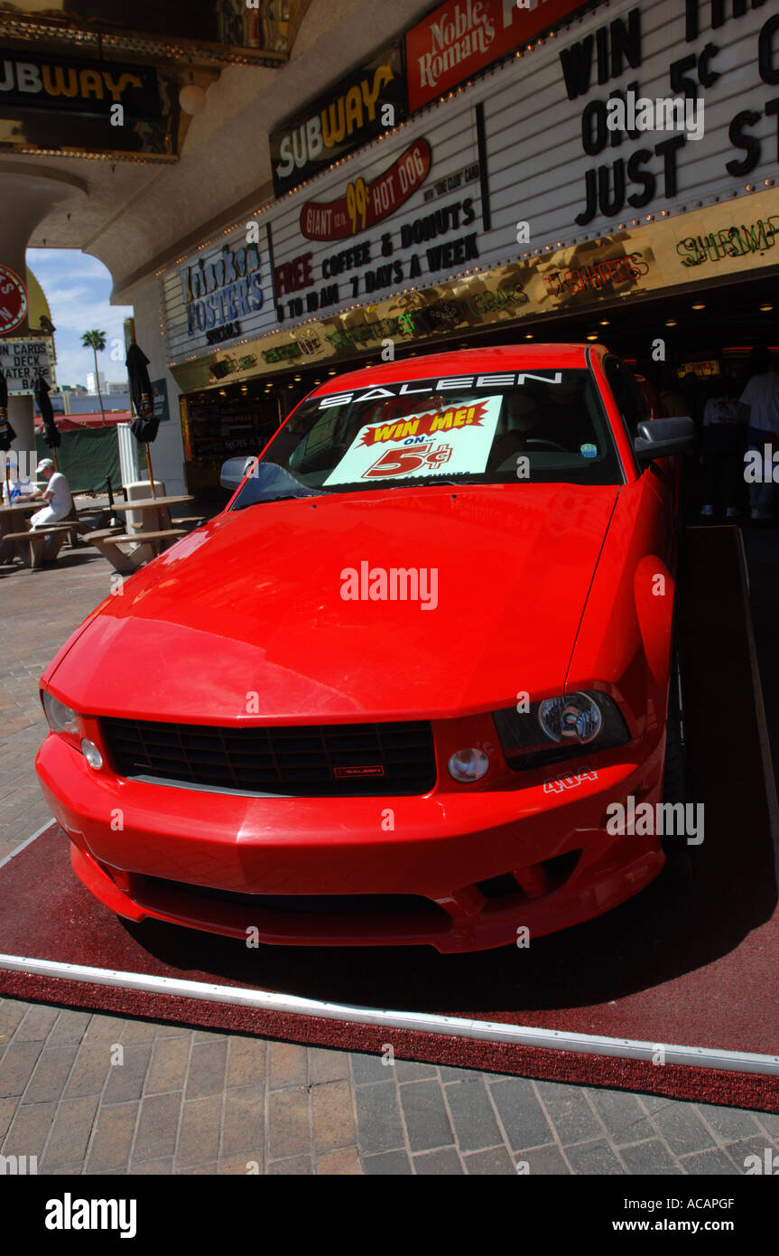 Car prize to be won Las Vegas Nevada USA Stock Photo - Alamy