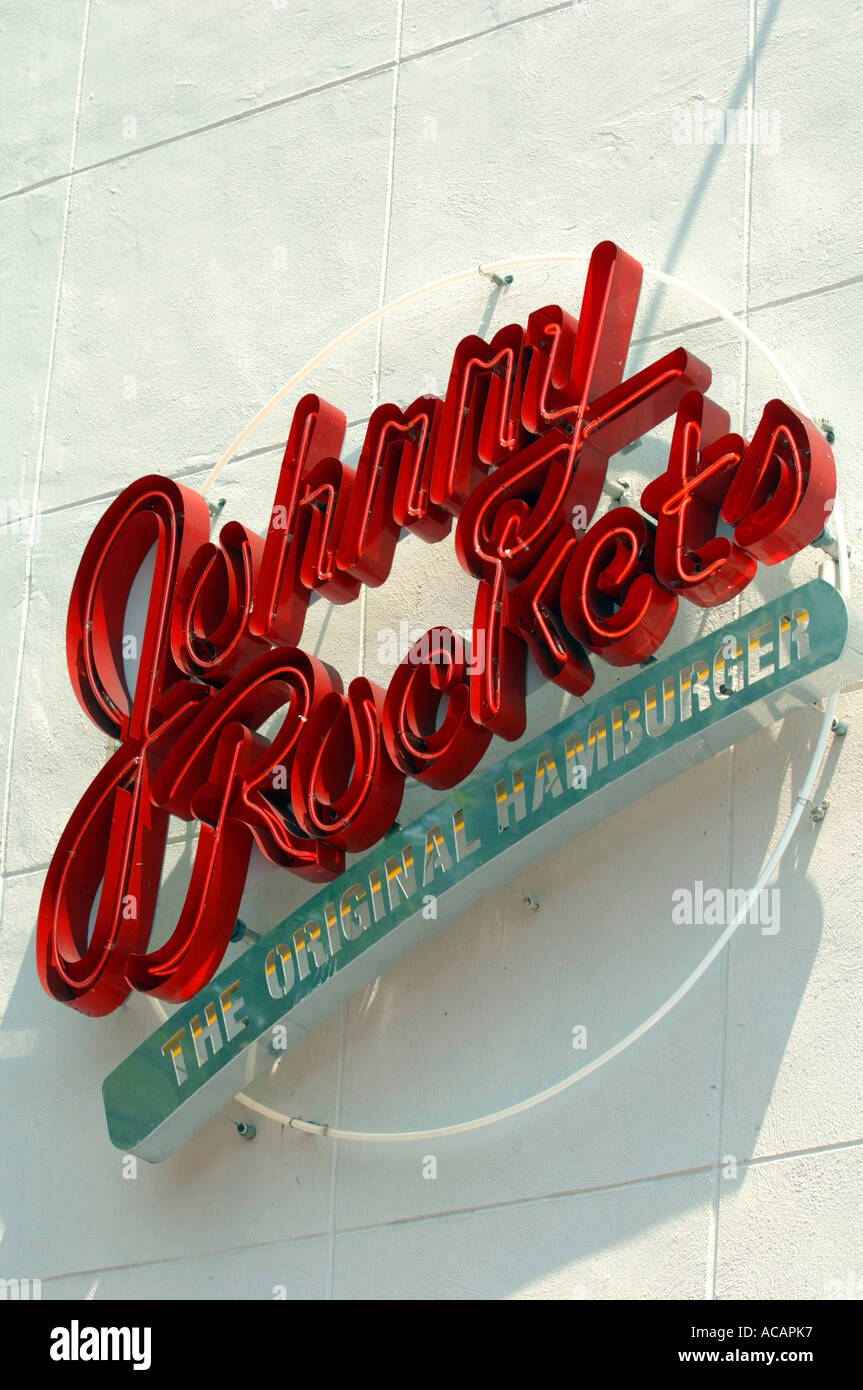 Johnny rockets hamburger store hi-res stock photography and images - Alamy
