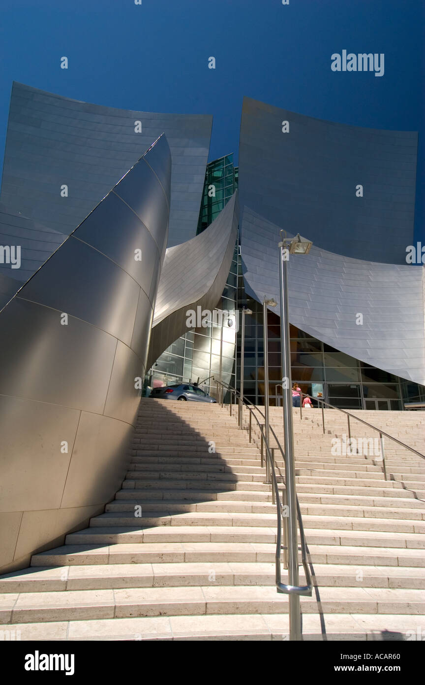 USA California Los Angeles Downtown Walt Disney Concert Hall Stock ...