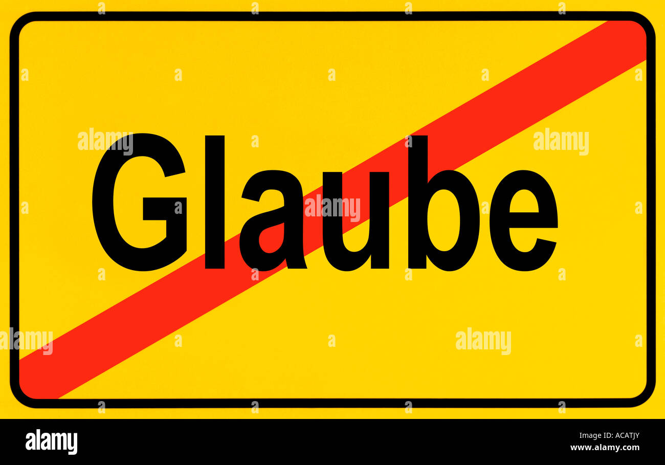German city limits sign symbolising hi-res stock photography and images ...