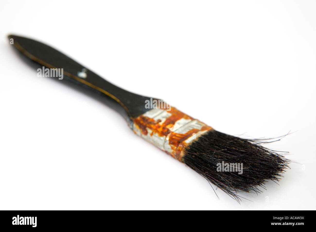 Old paint brush paintbrush Stock Photo - Alamy