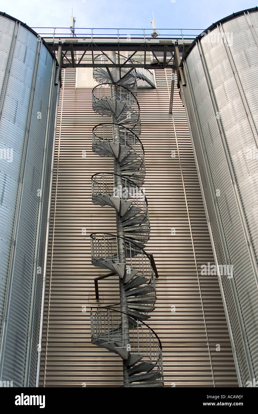 Silo silos storage stairs hi-res stock photography and images - Alamy